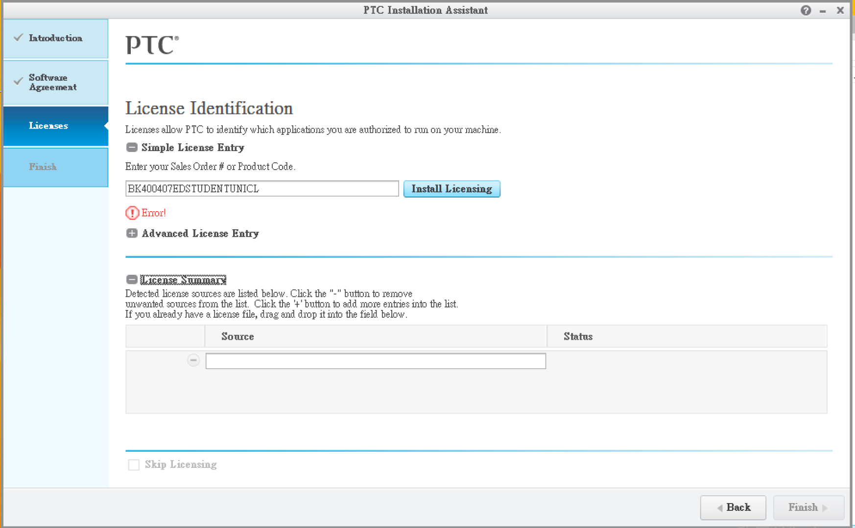 Solved: License request failed for feature - PTC Community