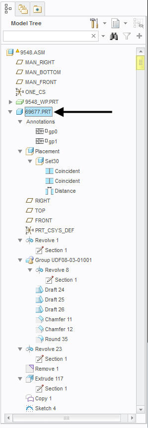 Model Tree - how to stop Creo from automatically e... - PTC Community