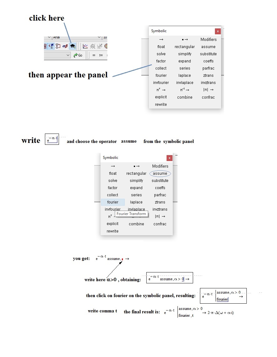 Solved: 2 questions on Fourier transforms in Mathcad 15 - PTC Community