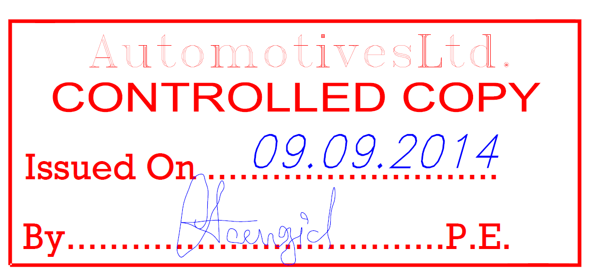Solved How To Stamp Creo Drawings PTC Community