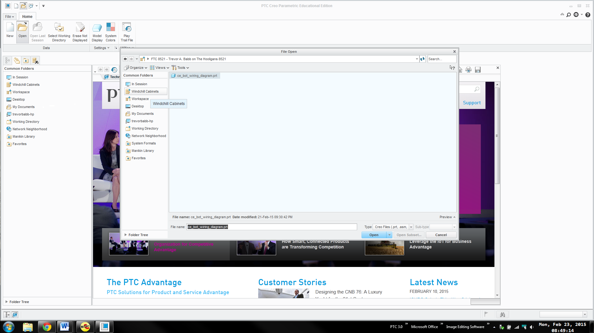 Solved: Re: Files Not Clearing From Windchill Workspace - PTC Community