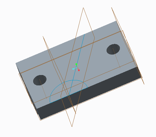Solved: How do I extrude a hole on this surface at such an... - PTC ...