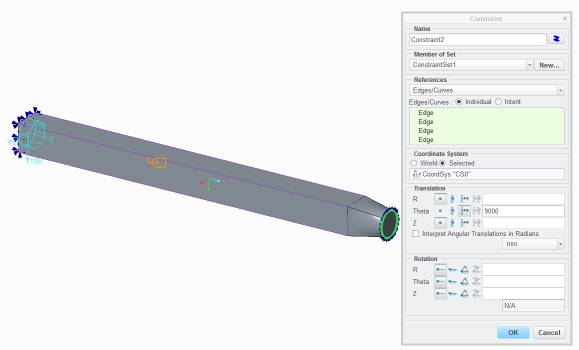 Solved: Enforced displacement, tangential direction, more ... - PTC ...