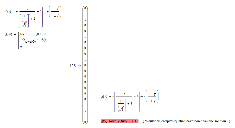 Solved: Would this complex equation have more than one sol... - PTC ...