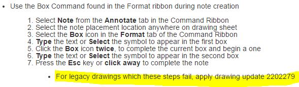 Apply Drawing Update 2202279 - PTC Community