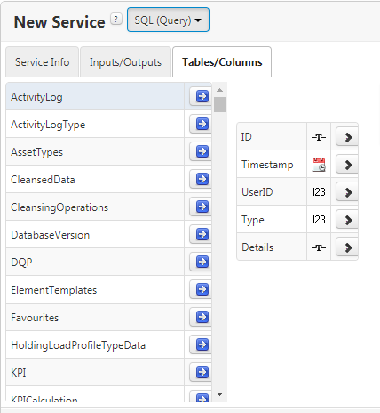 Solved: Displaying Database Tables & Columns list on a mas... - PTC ...