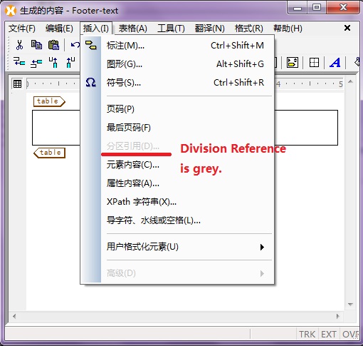 Solved: In GenText, why inserting 'Division Reference' is ... - PTC ...
