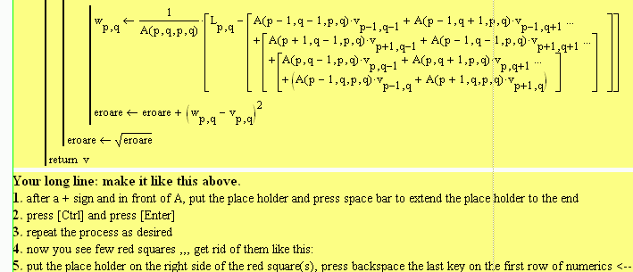 Wrapping Equation regions - PTC Community