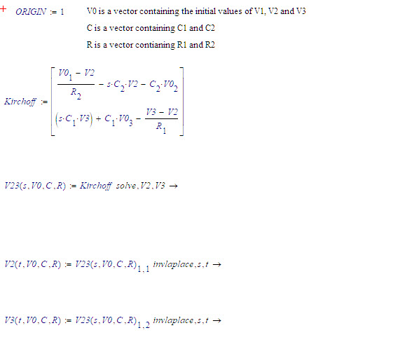 Solved: Getting started with Laplace in MathCAD - PTC Community