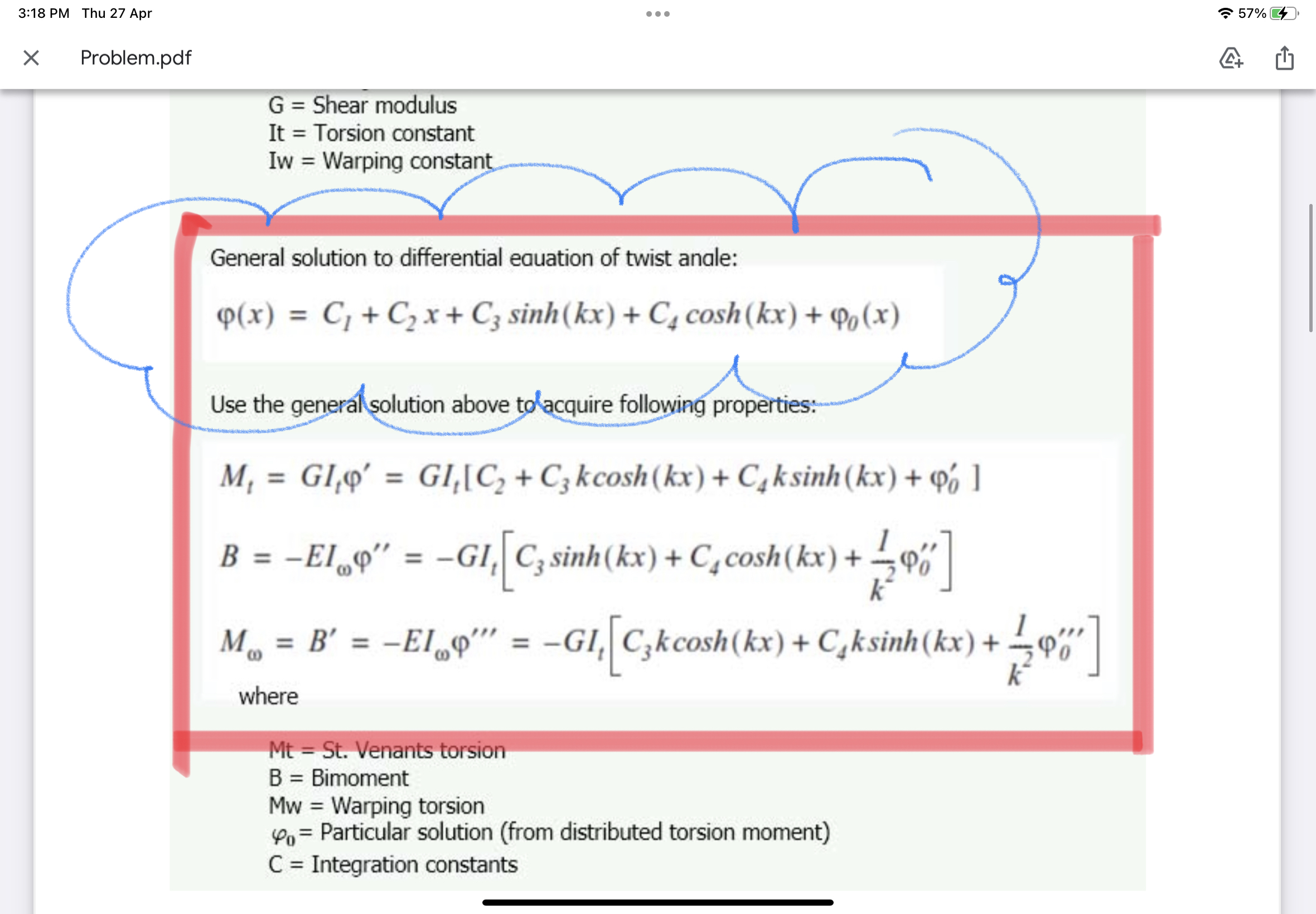 Solved: Need Help! General Solution to differential equati... - PTC ...