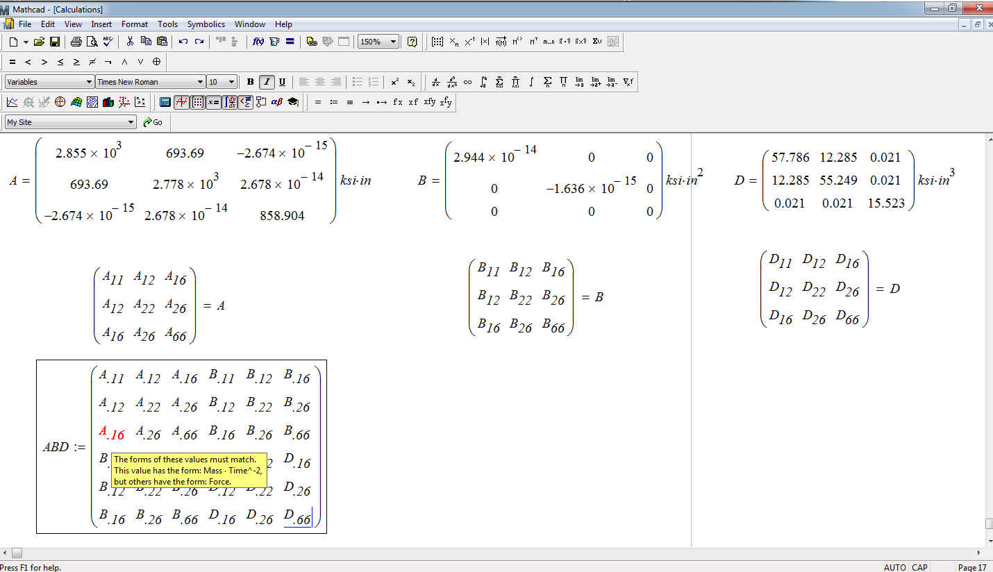 Matrix units - PTC Community