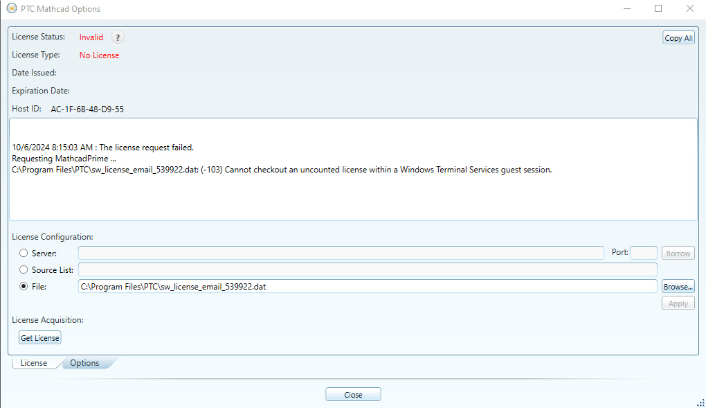 Solved: MathCAD Prime10 Trial License Problem - PTC Community