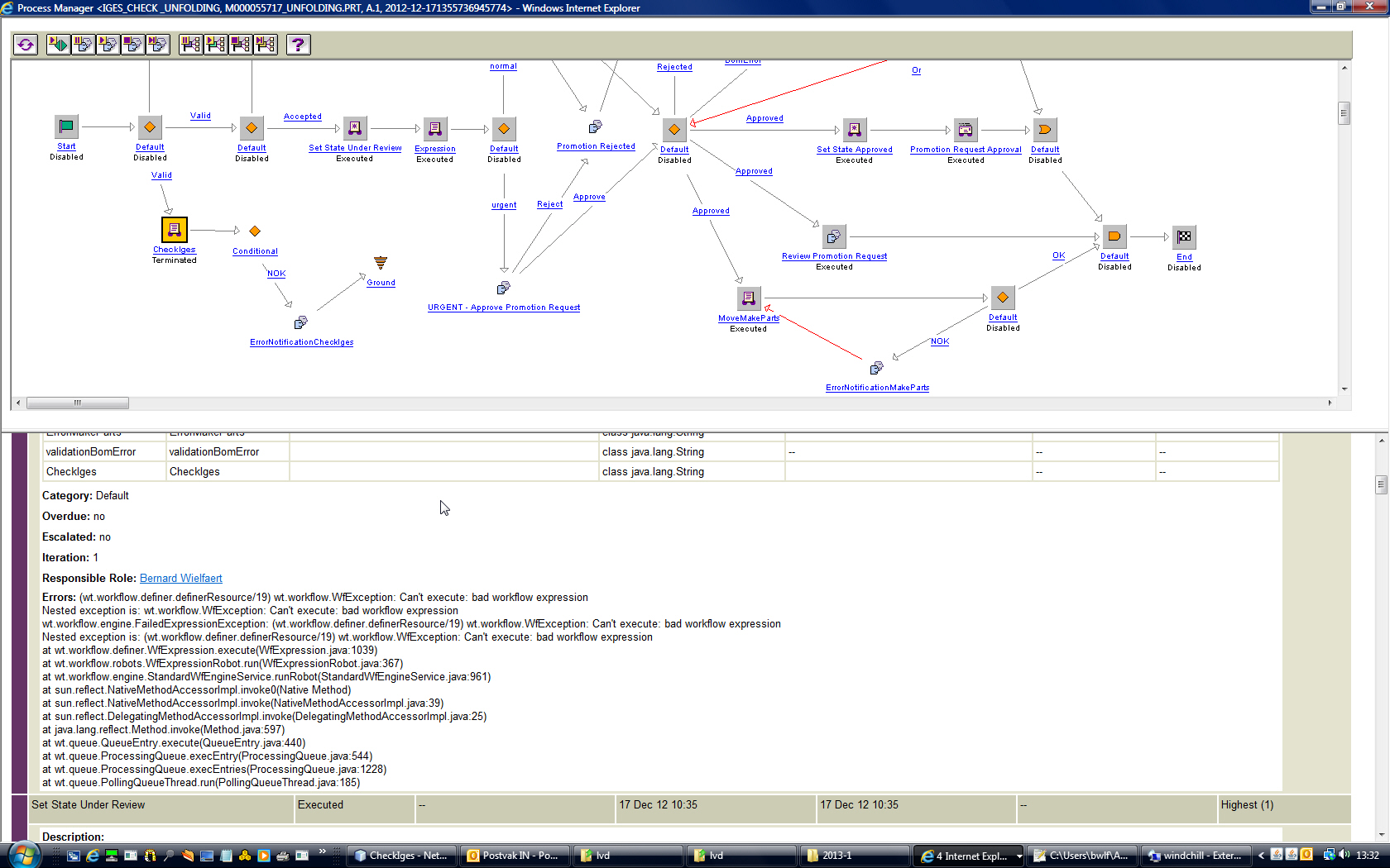Stuck With Error From Java Expression From Workflo Ptc Community