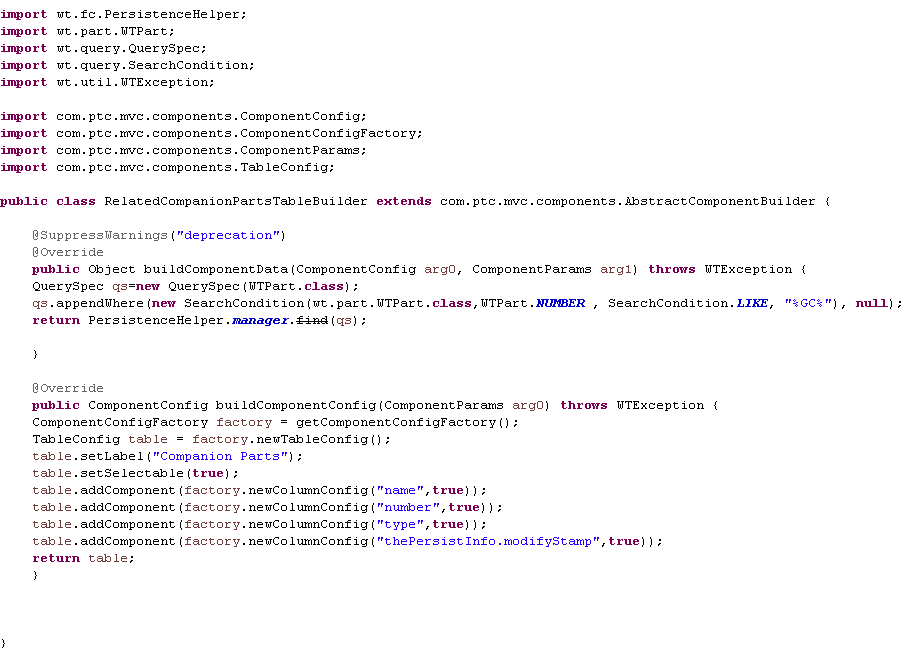 How to create Custom Table in Custom Tab with MVC.... - PTC Community