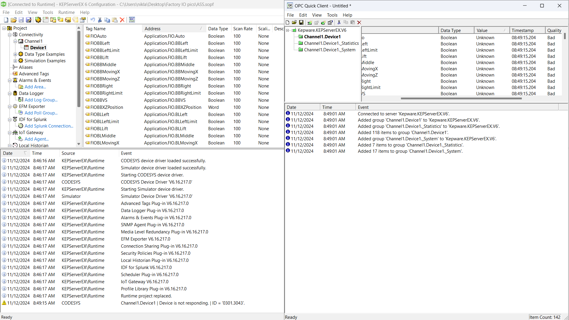 Solved: Kepserver Ex Codesys connection - Device is not re... - PTC ...