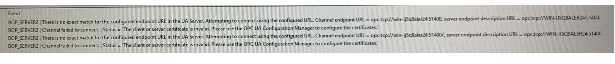 IFIX 5.9 OPC UA SERVER TO KEPWARE OPC CLIENT - PTC Community