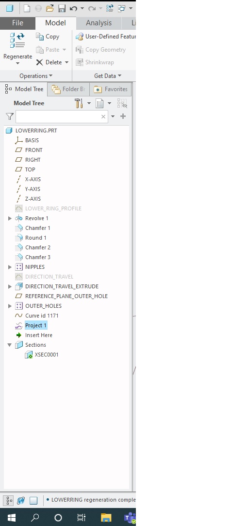 Solved Is It Possible To Create A Sketch From 3d Section Ptc Community