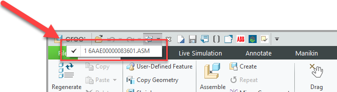 Solved: CREO list of windows - PTC Community
