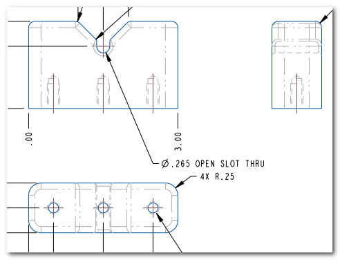 Hidden Line for tapped hole - PTC Community