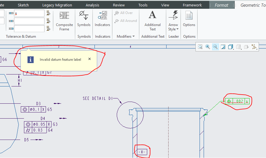 How to assign a datum to GTol in Creo 6 - PTC Community