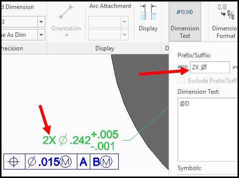 Solved: Pattern multiplier inside dimension - PTC Community