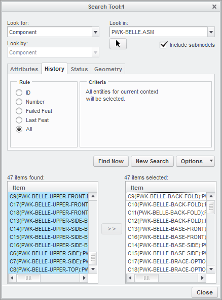 How To Show Component Parameters In Model Tree Ptc Community