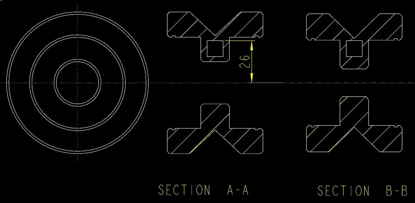 Dimensioning multiple x-section views - PTC Community
