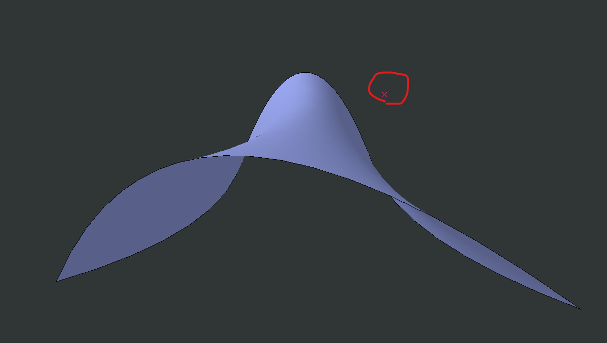 Solved How To Project A Datum Point Onto A Non Planar Sur Ptc Community