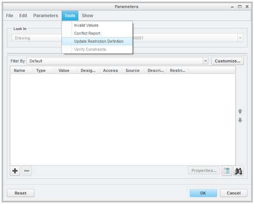 Restricted Parameters Ptc Community 