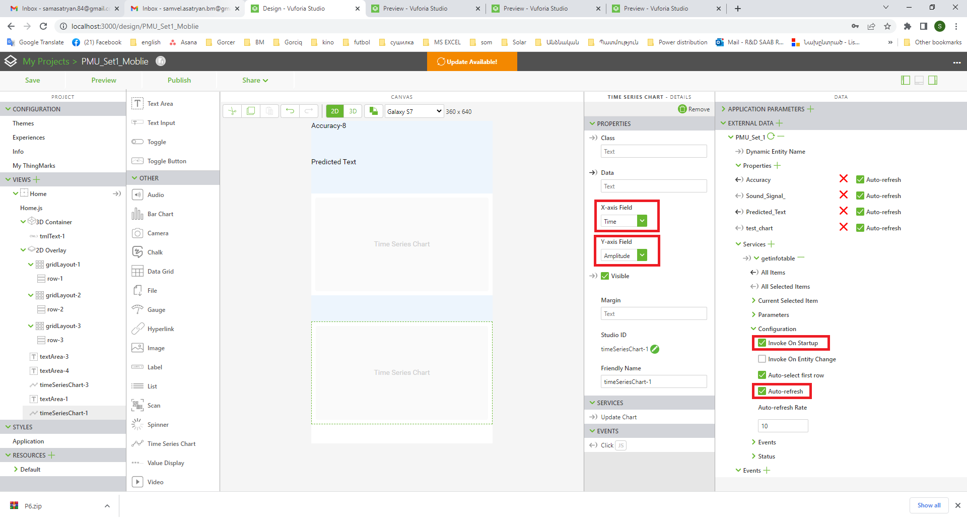 Binding ThingWorx infotable to the time series cha... - PTC Community