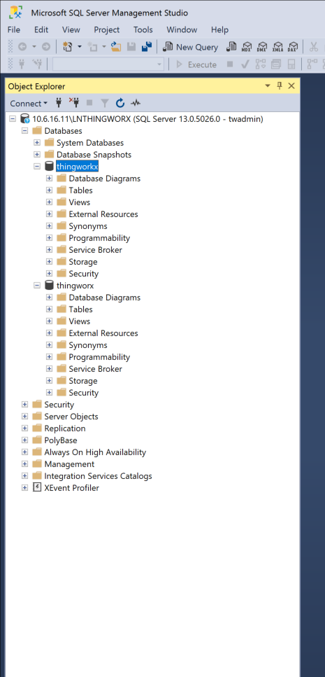 Solved Mssql Server 2016 And Thingworxfoundationmssql 85 Ptc Community