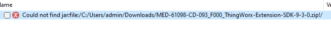 Solved Error When Trying To Install The Thingworx Extensi Ptc