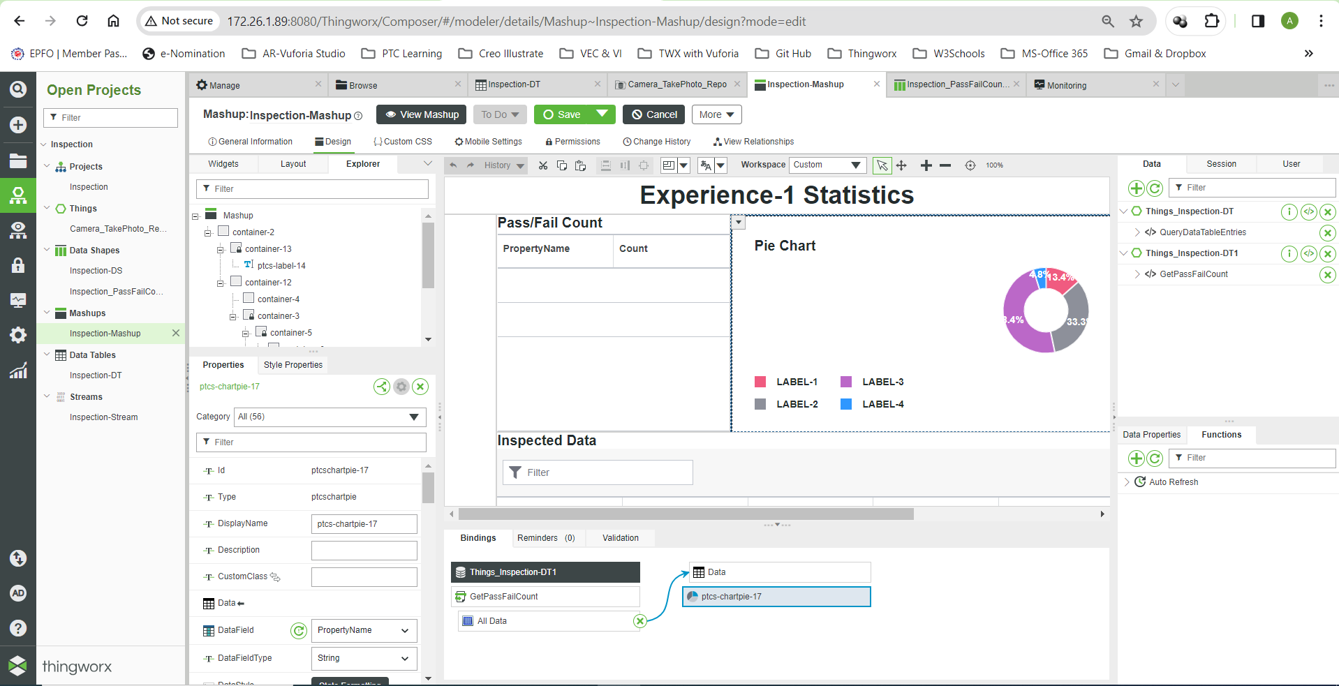 Solved Pie Chart Widget Not Working Ptc Community 7215