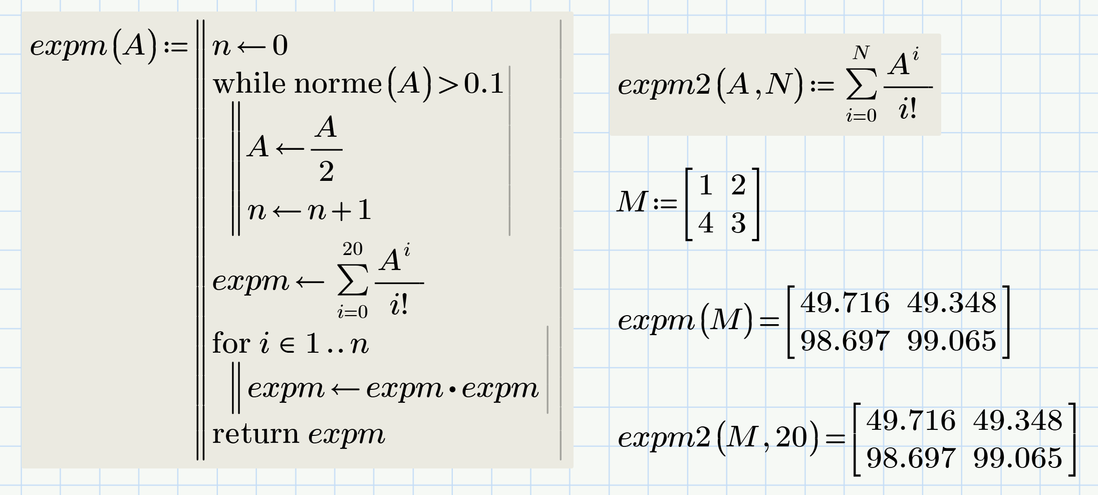 Solved: Matrix exponential function via Taylor's series - PTC Community