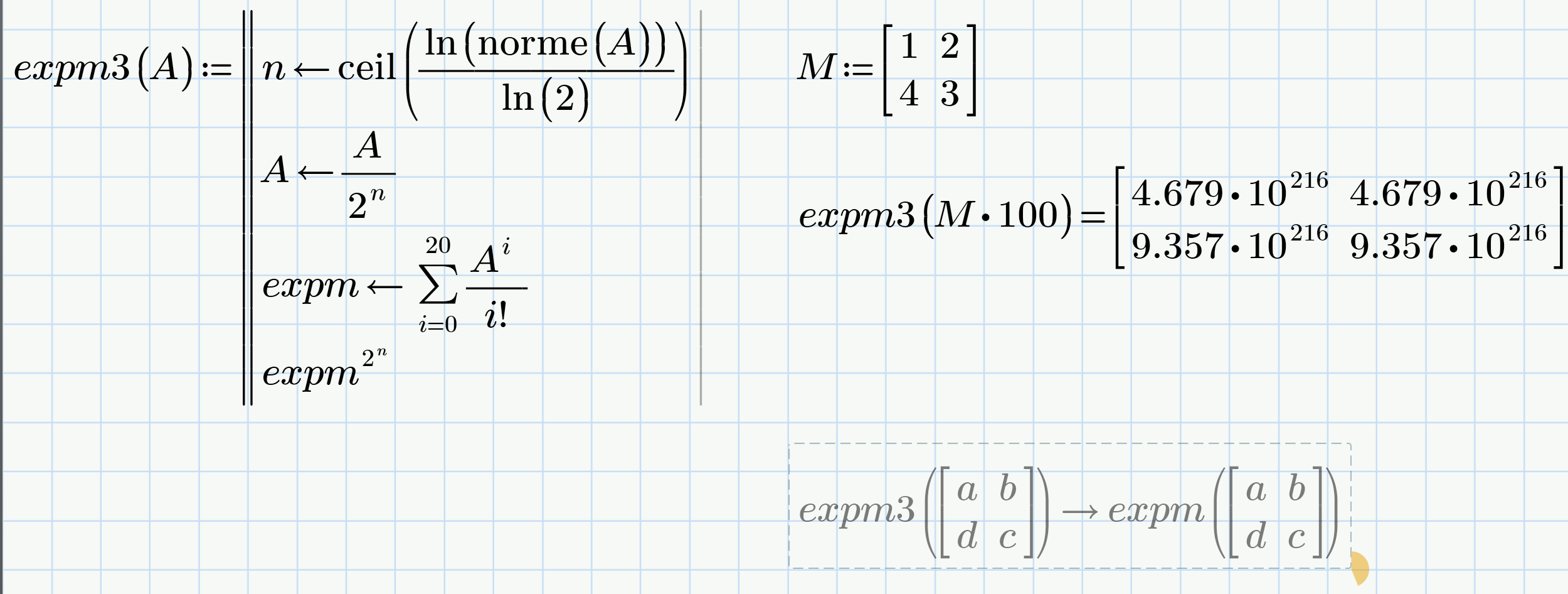 Solved: Re: Matrix exponential function via Taylor's serie... - PTC ...