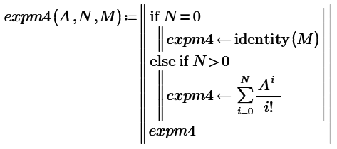 Solved: Matrix exponential function via Taylor's series - PTC Community