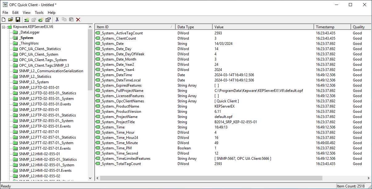 Solved: OPC UA Client Driver License - PTC Community