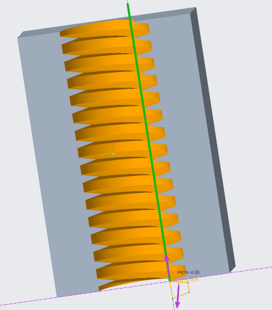 Solved: how do I make inner acme/trapezoidal thread? - PTC Community