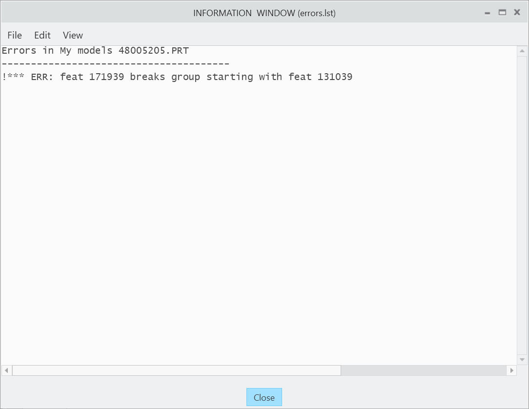 Solved: Information Window Hindering Work - PTC Community