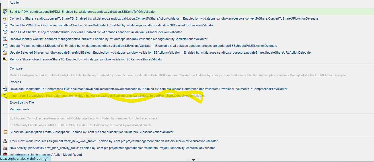 API for Import from spreadsheet and BOM extraction... - PTC Community