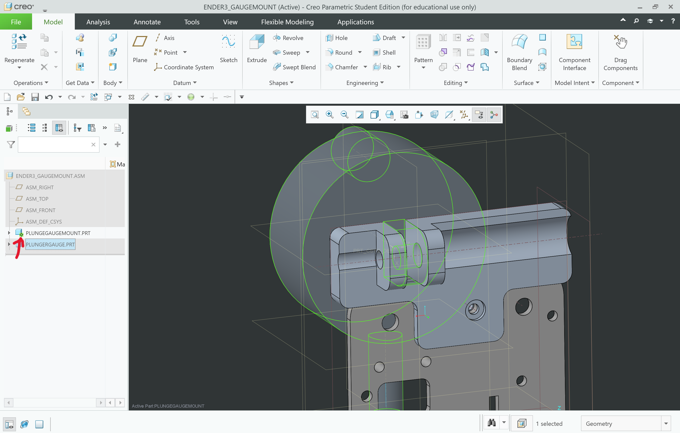 Solved: how to change the opacity of a part in assembly wh... - PTC Community