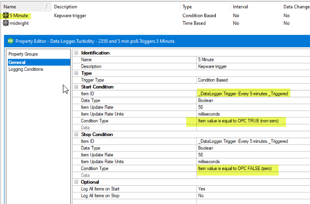 Solved: Datalogger Logging Conditions Question - PTC Community