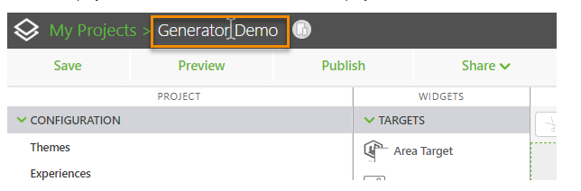 New Rename Project Feature in Vuforia Studio - PTC Community