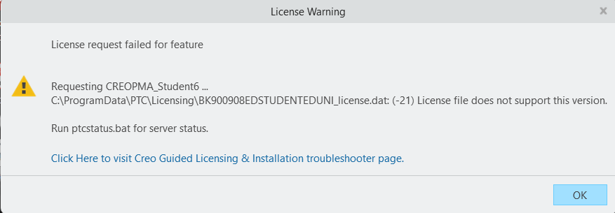 Related to the Licence issue - PTC Community