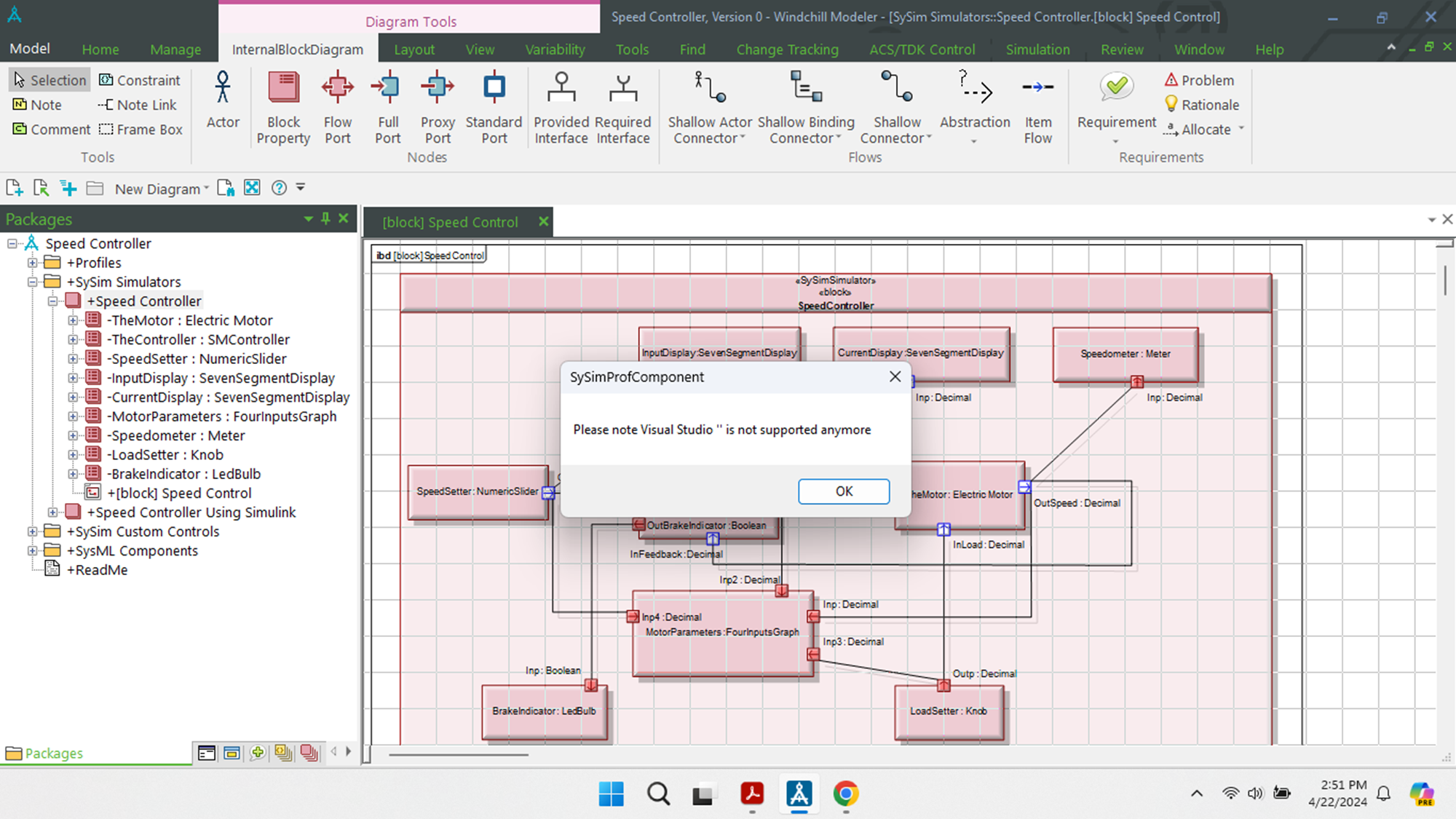 Solved: Windchill Modeler SySim Microsoft Studio error - PTC Community