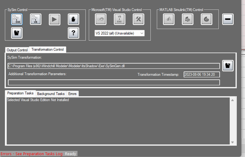 Solved: Windchill Modeler SySim Microsoft Studio error - PTC Community