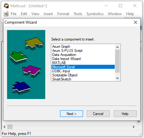 Solved: Insert existing excel component in mathcad sheet - PTC Community