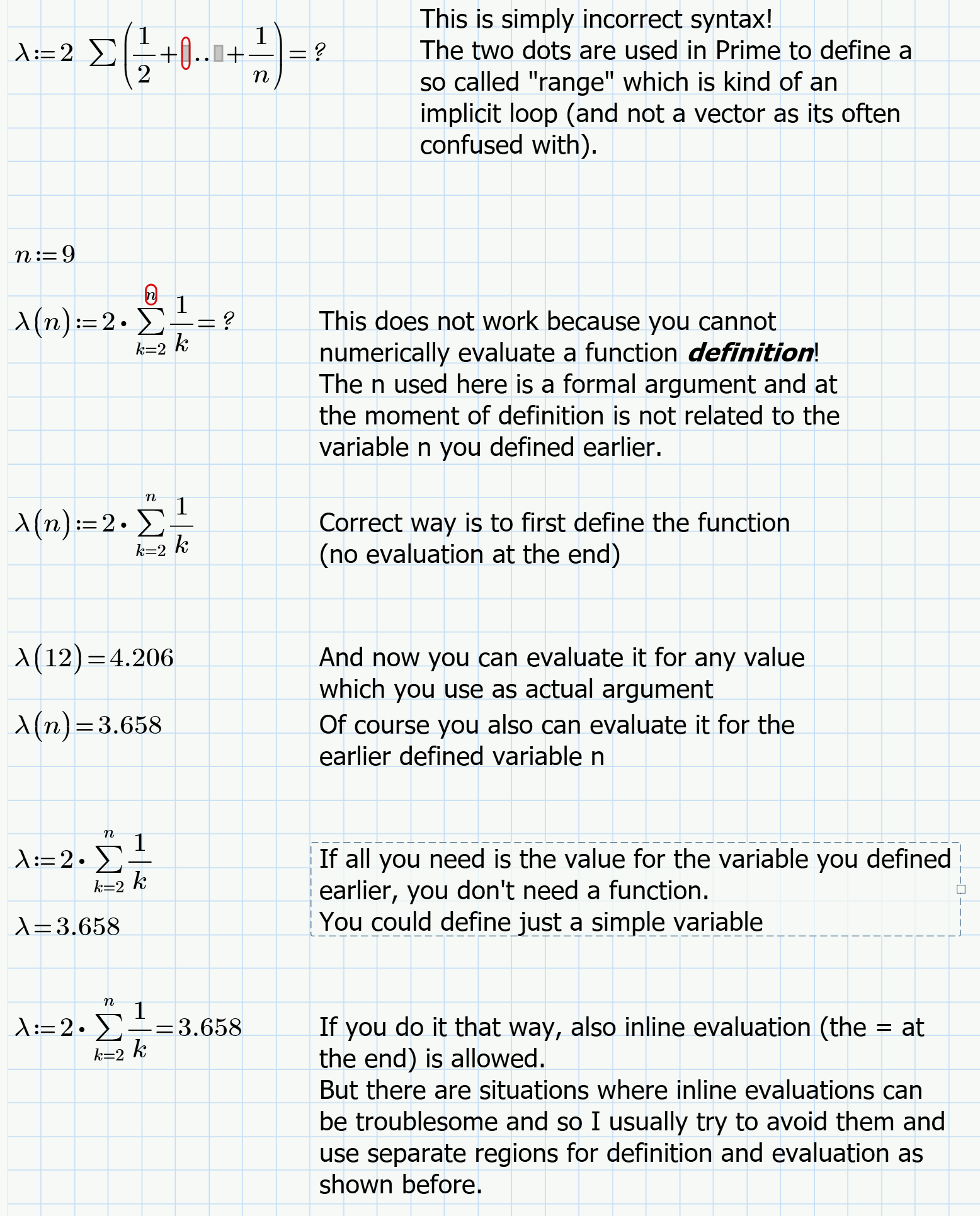 Solved: Summation - Mathcad Prime 9 - PTC Community