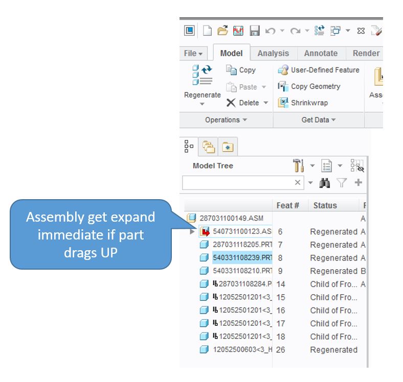 Solved: Reorder in assembly - PTC Community