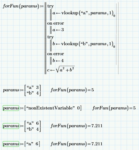 Optional Parameters in custom functions - PTC Community